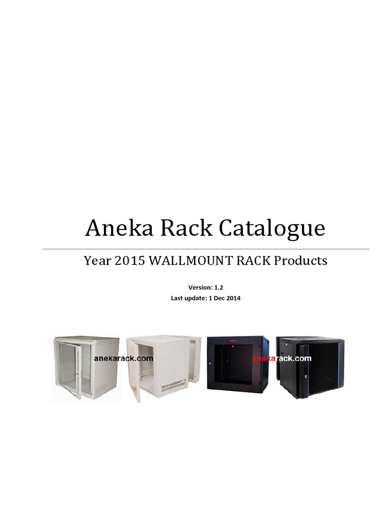 Katalog Produk Aneka Rack Wallmount Rack | PDF | Electronics | Equipment