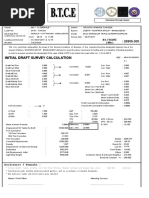 General Draft Survey - Excel Format | PDF | Technology & Engineering