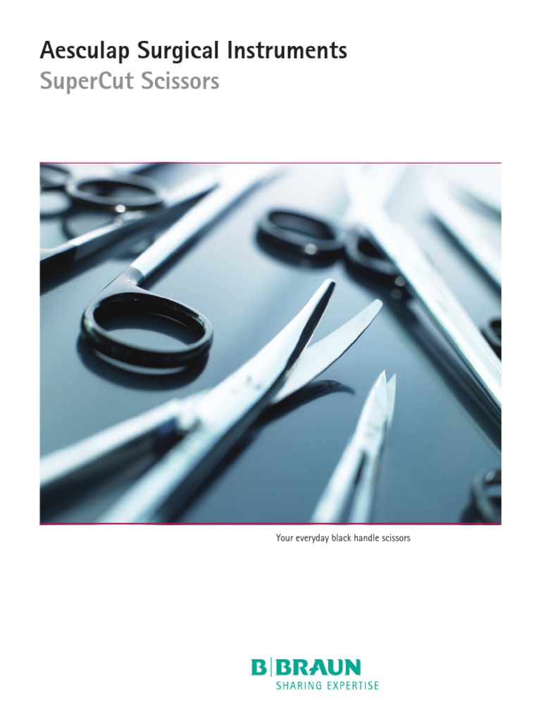 Supercut Scissors: Aesculap Surgical Instruments | PDF | Scissors ...