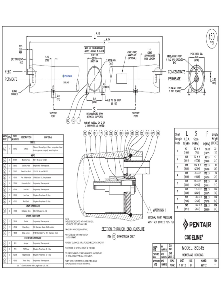 Codeline Drawing 80E45 | PDF | Corrosion | Building Engineering