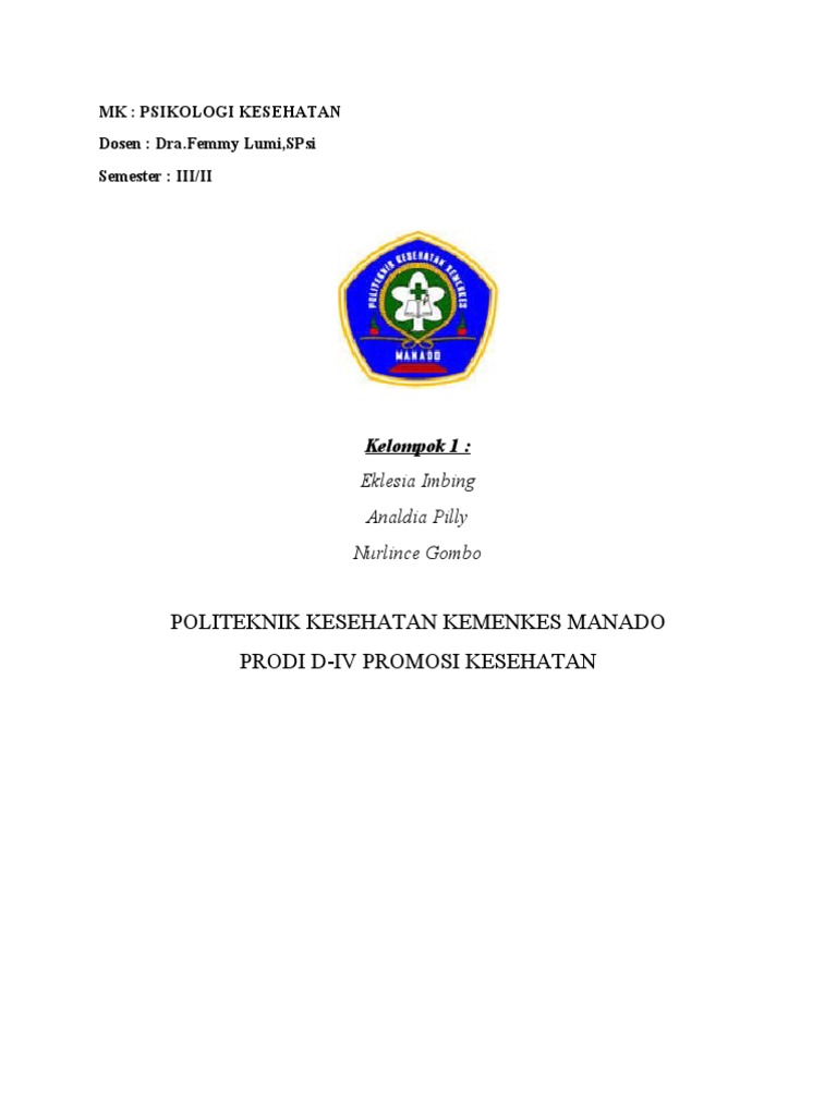 Kel 1 (MK - Psikologi Kesehatan) | PDF