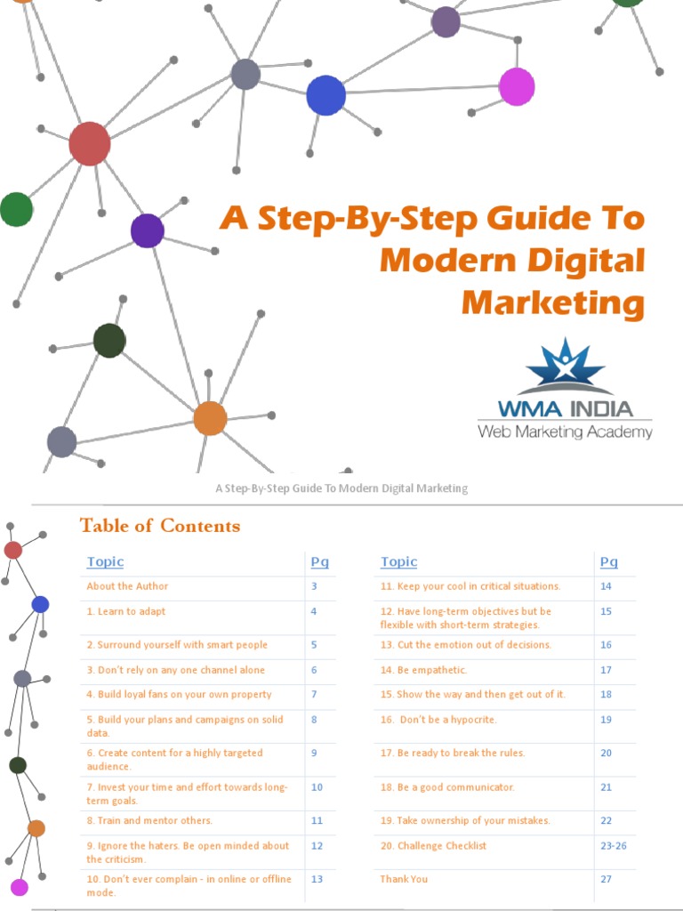 Step-by-Step Modern Digital Marketing Guide | PDF | Career & Growth