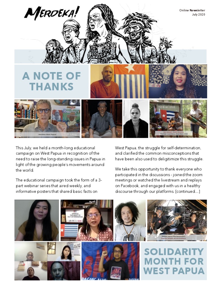 Merdeka News - July 2020 | PDF | Papua New Guinea | Indonesia