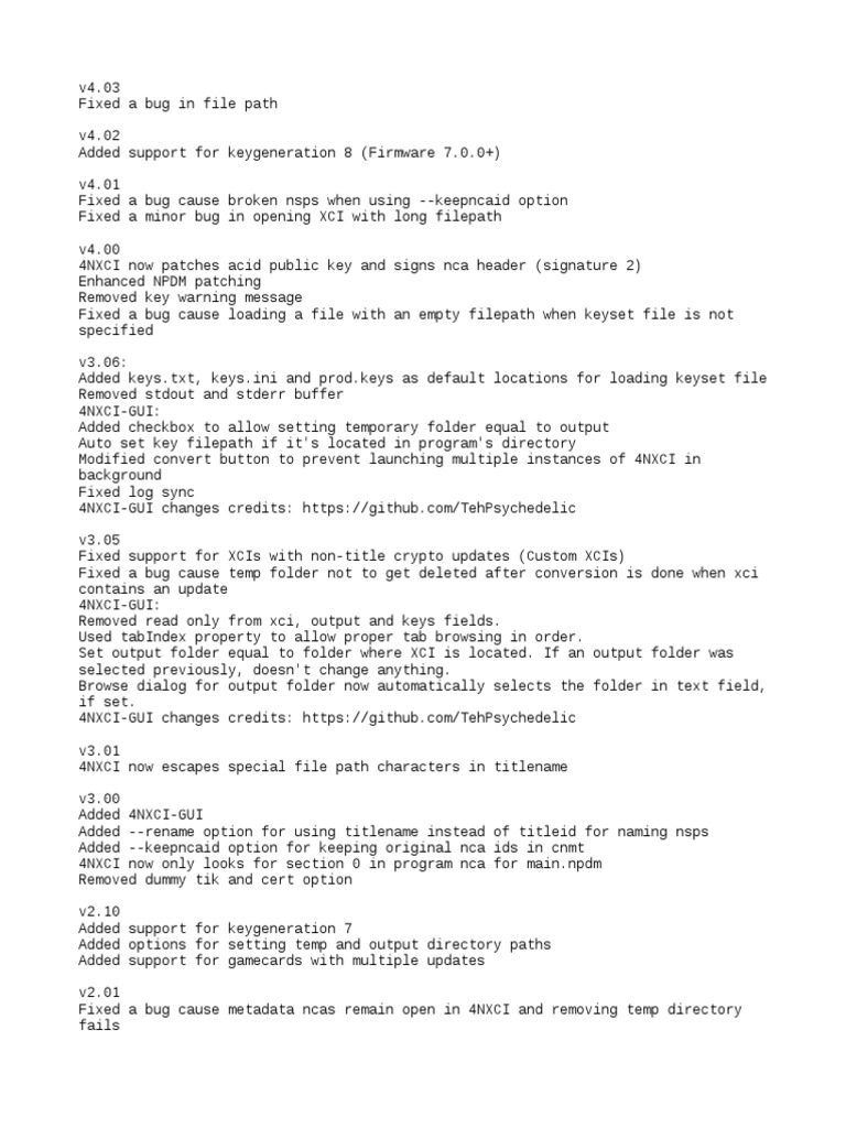 CHANGELOG | PDF | Computer File | Computer Architecture