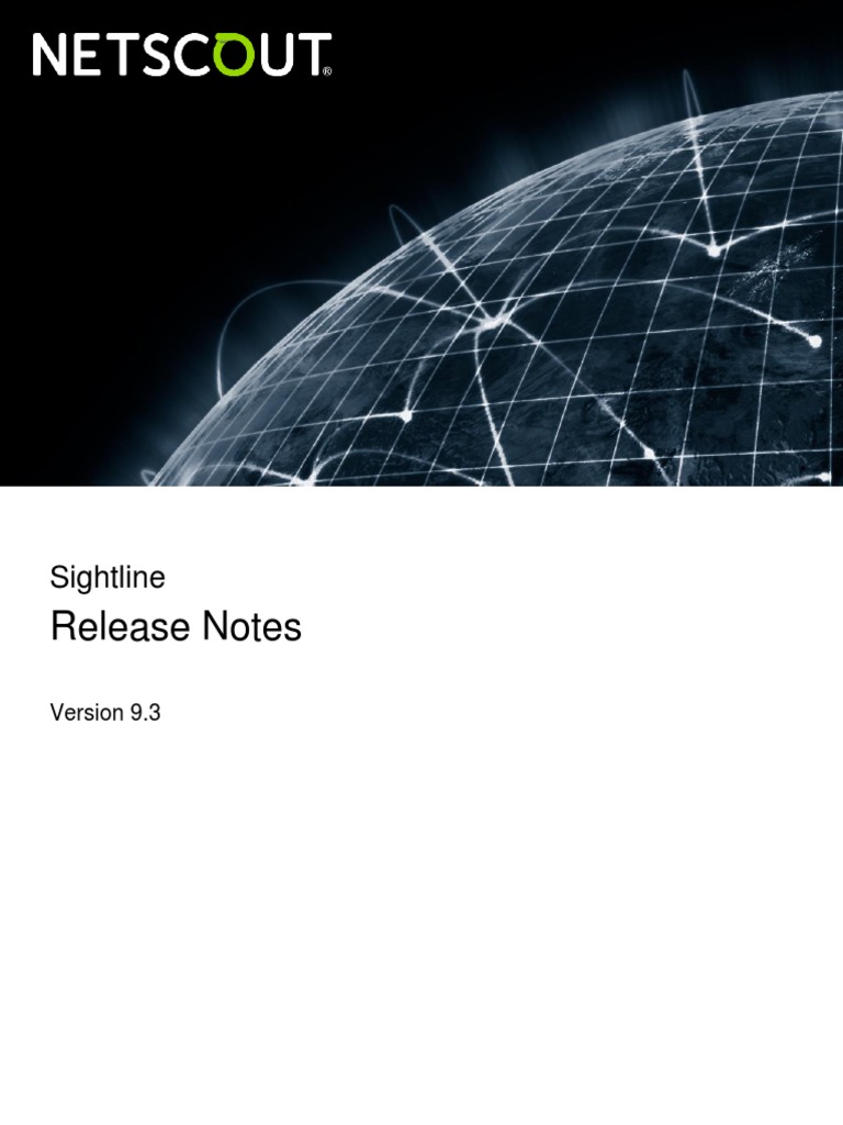 Sightline 9.3 Release Notes 2020-07-31 | PDF | Domain Name System | Ip ...