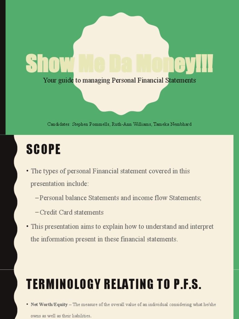 Show Me Da Money!!!: Your Guide To Managing Personal Financial ...