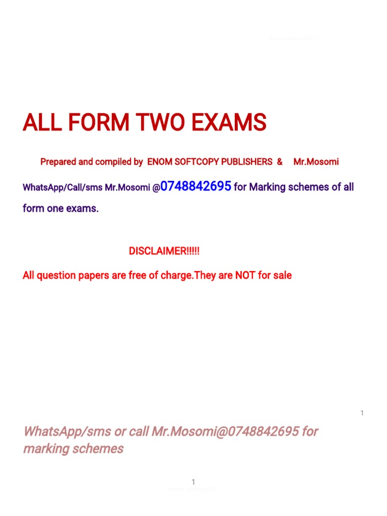 All F2 Exams | PDF
