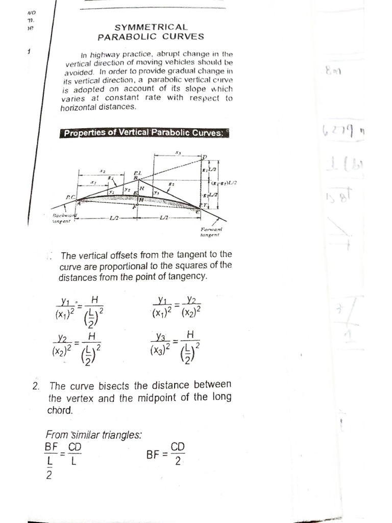 Vertical Curves | PDF