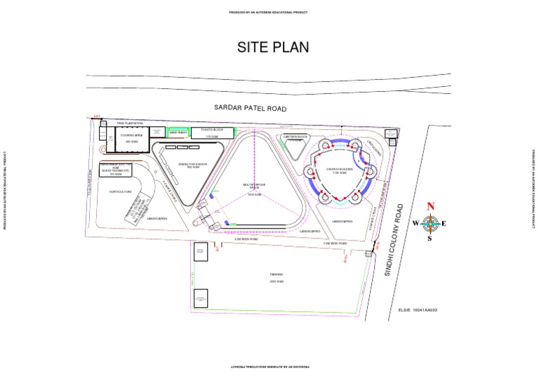 Church Site Plan (16041AA033) | PDF