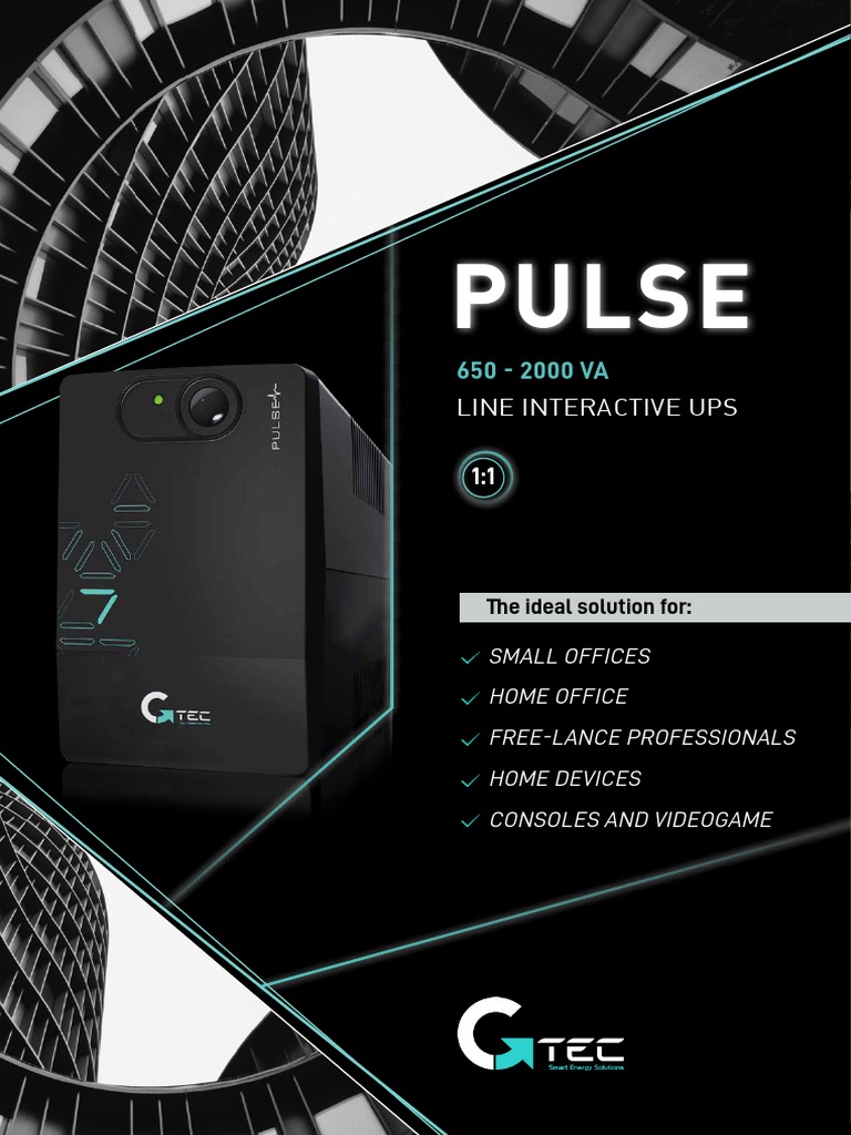 Pulse: Line Interactive Ups | PDF | Electrical Engineering | Computer ...