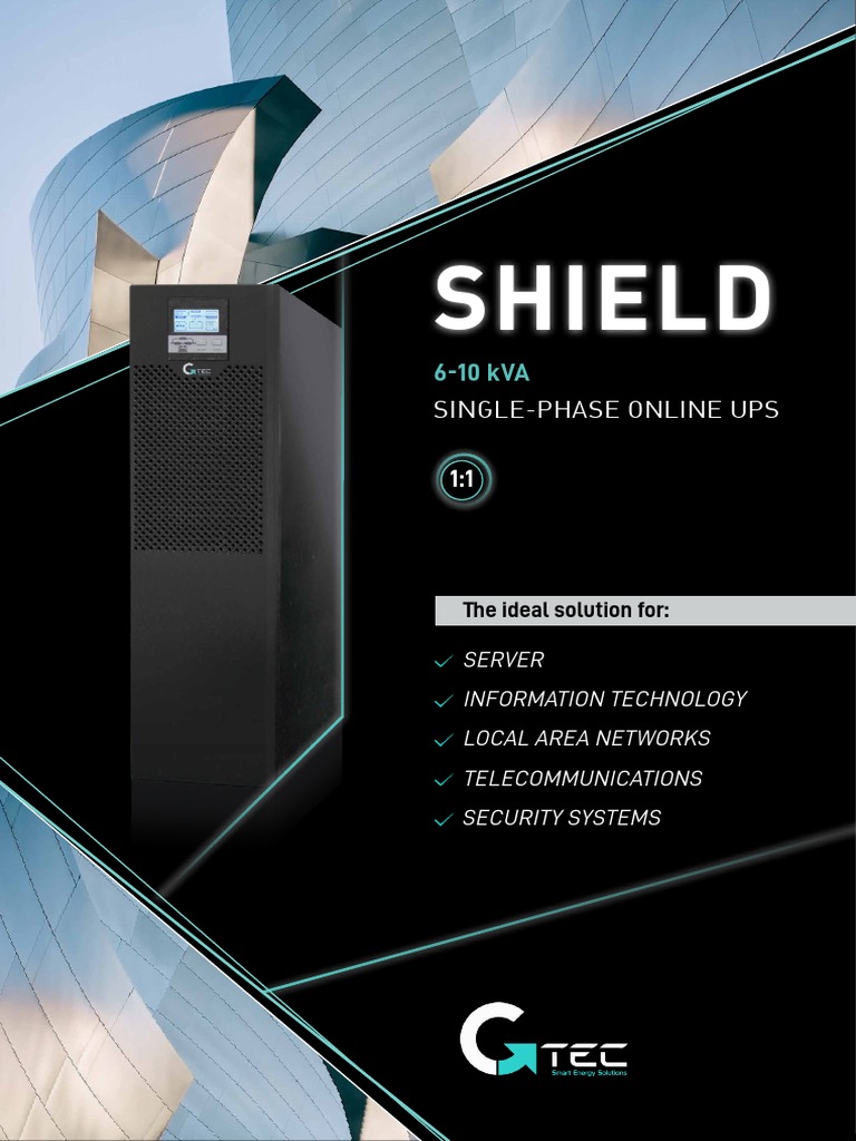 Shield: Single-Phase Online Ups | PDF | Electromagnetism | Electronics