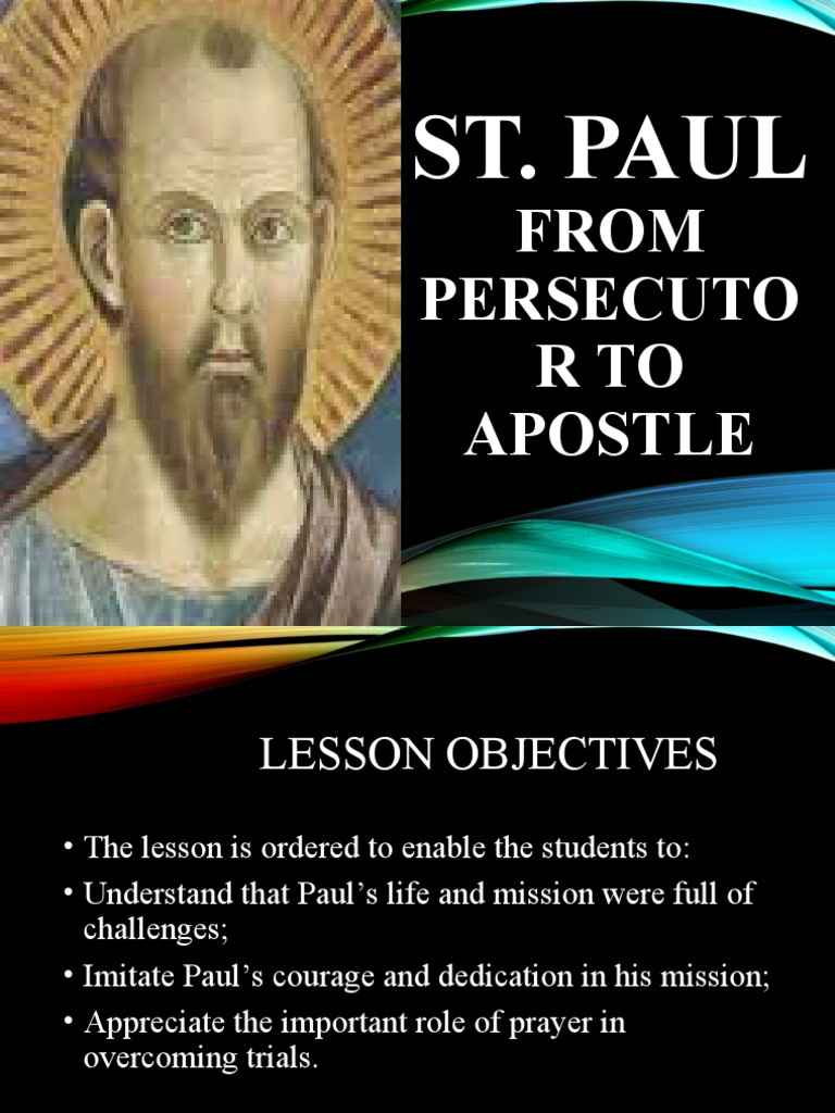 St. Paul: From Persecuto RTO Apostle | PDF | Acts Of The Apostles ...