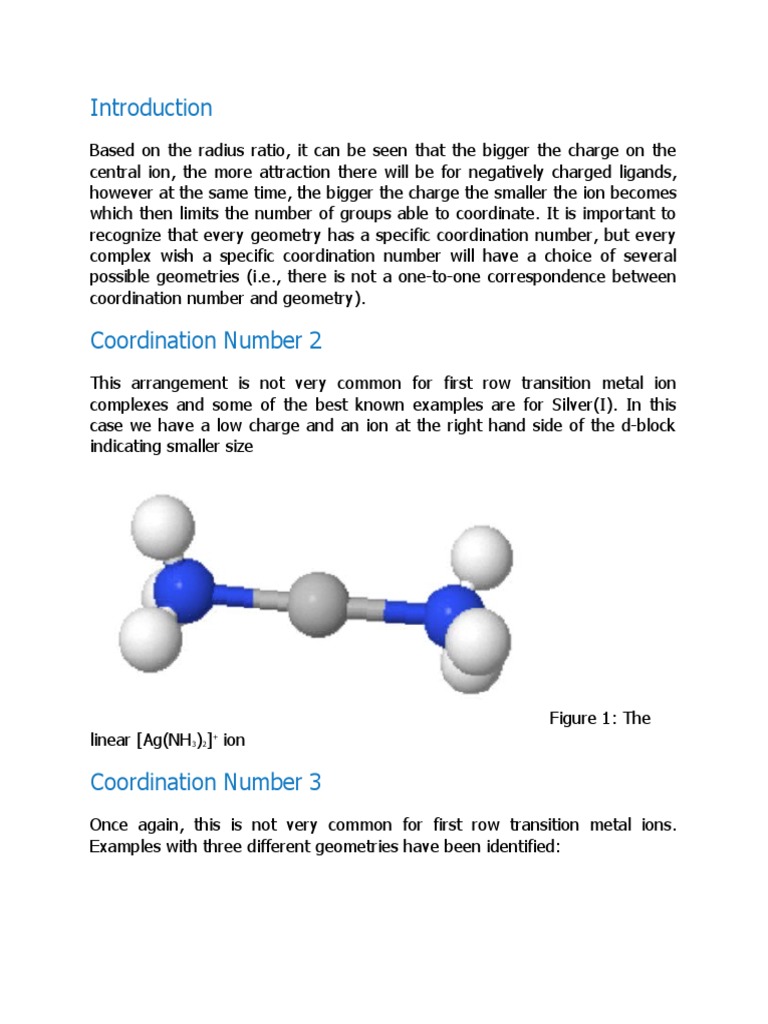 Geometry of Complexes | PDF | Coordination Complex | Inorganic Chemistry