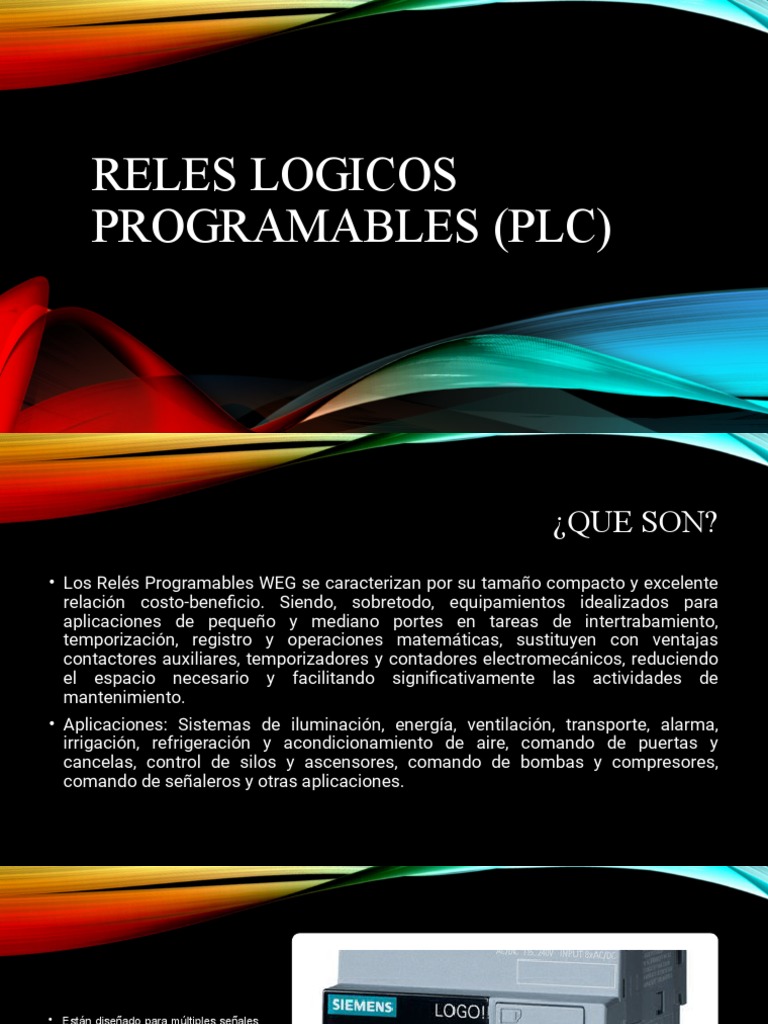 Reles Logicos Programables (PLC) | PDF | Controlador lógico programable ...