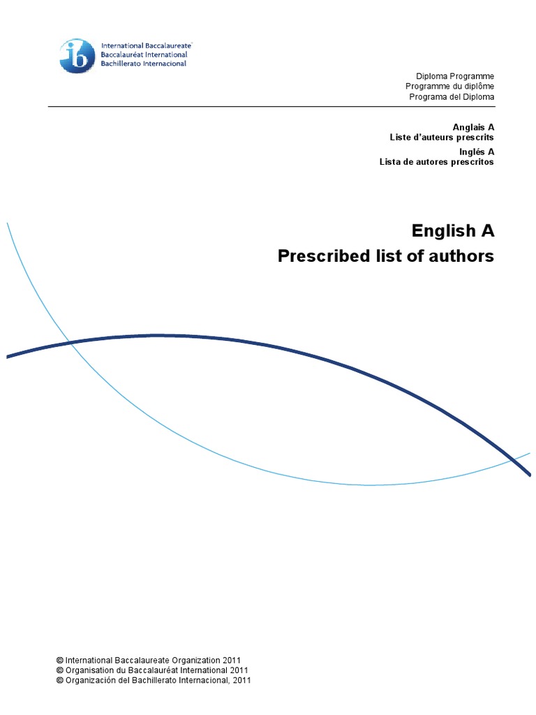 Prescribed List of Authors | PDF
