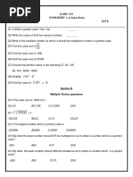 CBSE Class 8 Mathematics Worksheet - Factorisation | PDF ...