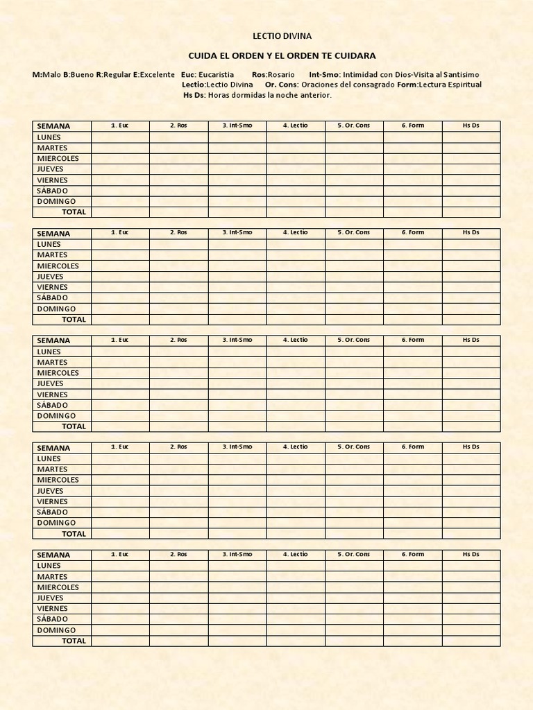 Cuida El Orden | PDF