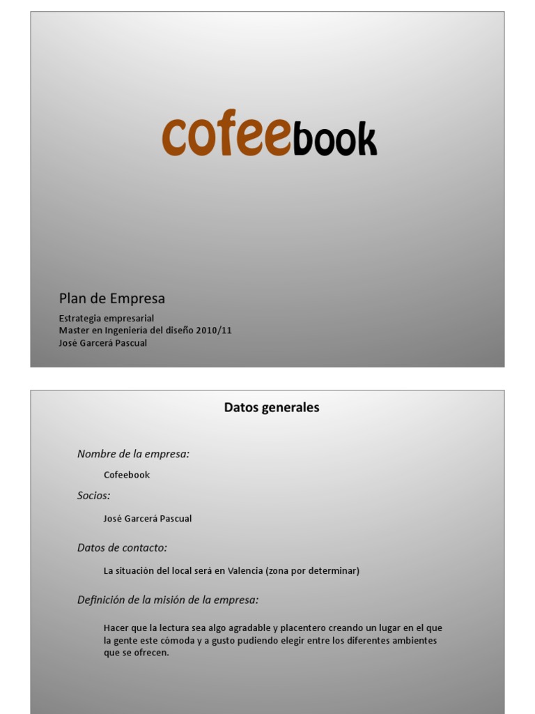 Cofeebook | PDF | E Books | Presupuesto