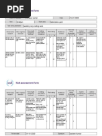 Risk Assessment Air Conditioning Sample PDF | PDF | Risk Assessment | Risk