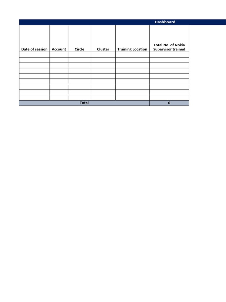 Database Of Supervisor Toolkit Training Pdf