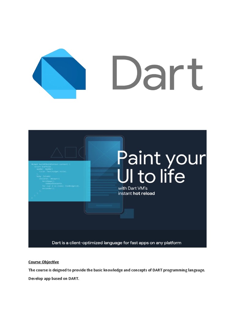 Introduction to Dart Programming: A Guide to the Fundamentals and Applications of the Dart ...