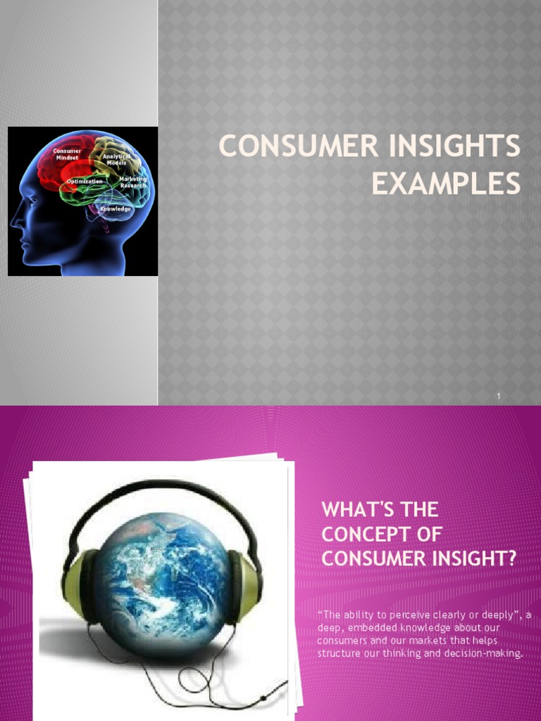 Consumer Insights | PDF | Insight | Advertising