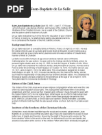 Lasallian Spirituality Explained | PDF | Faith | Jesus