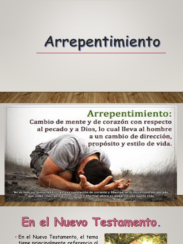 Arrepentimiento | PDF | Pecado | Salvación