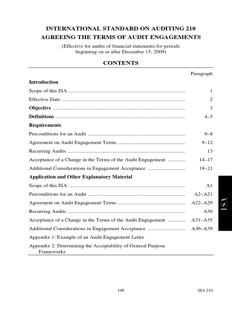 Audit Engagement Letter Guidelines | PDF | Auditor's Report | Internal ...