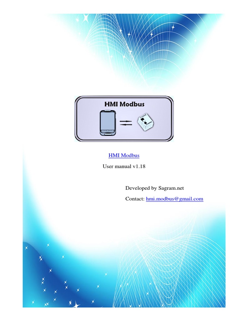 HMI Modbus: User Manual v1.18 | PDF | Integer (Computer Science) | Bit