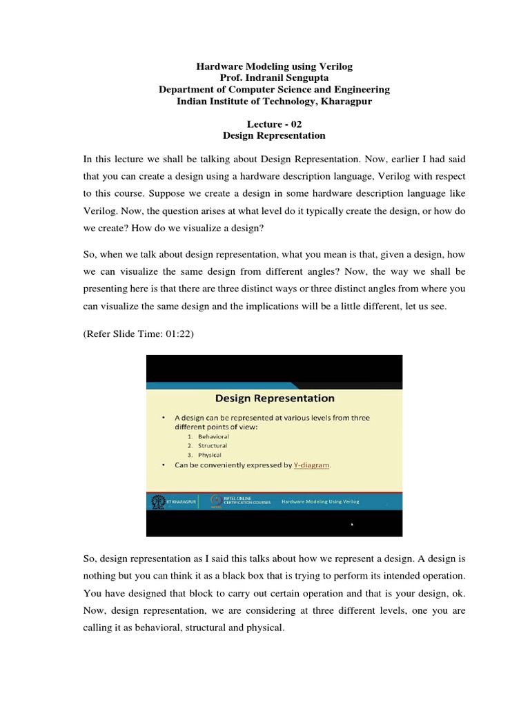 Lec2 PDF | PDF | Parameter (Computer Programming) | Logic Synthesis