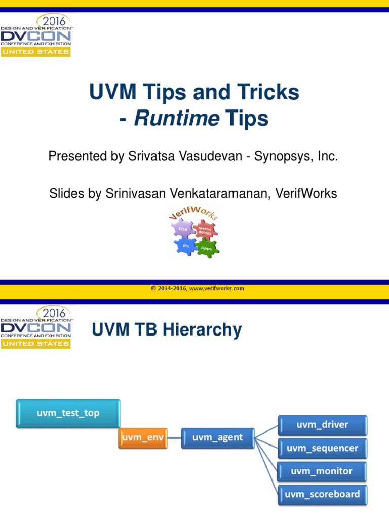 Part2 Vasudevan Uvm Tips and Tricks PDF | PDF | Computers