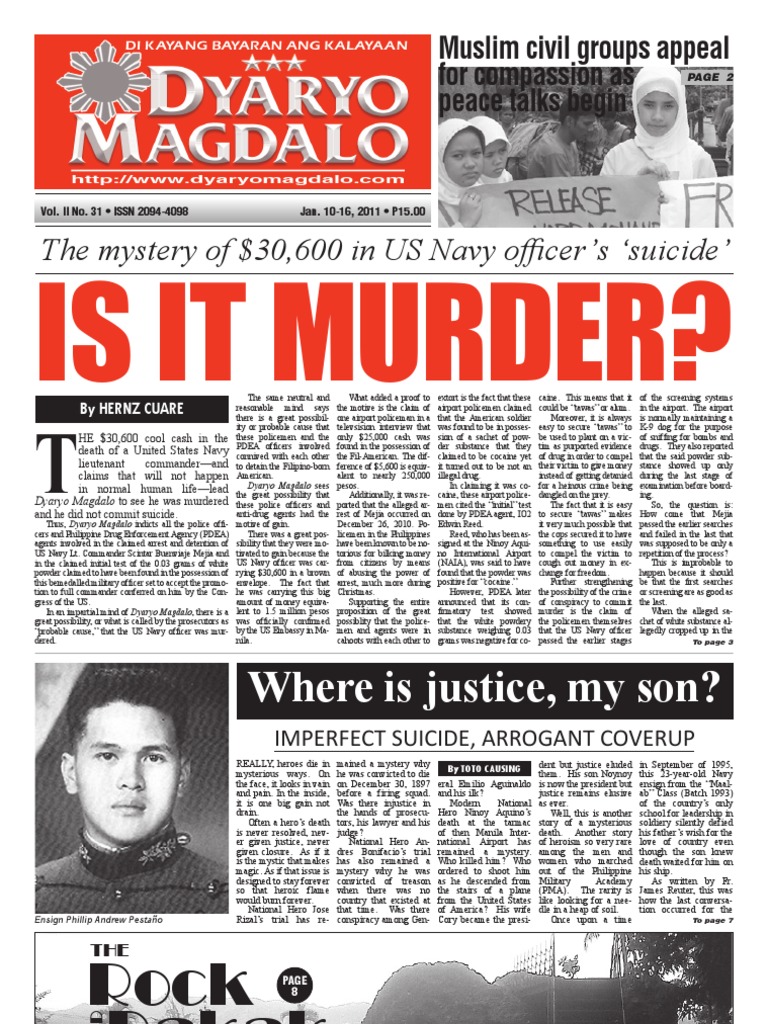 Issue31vol2 of Dyaryo Magdalo | PDF | Philippines | Government