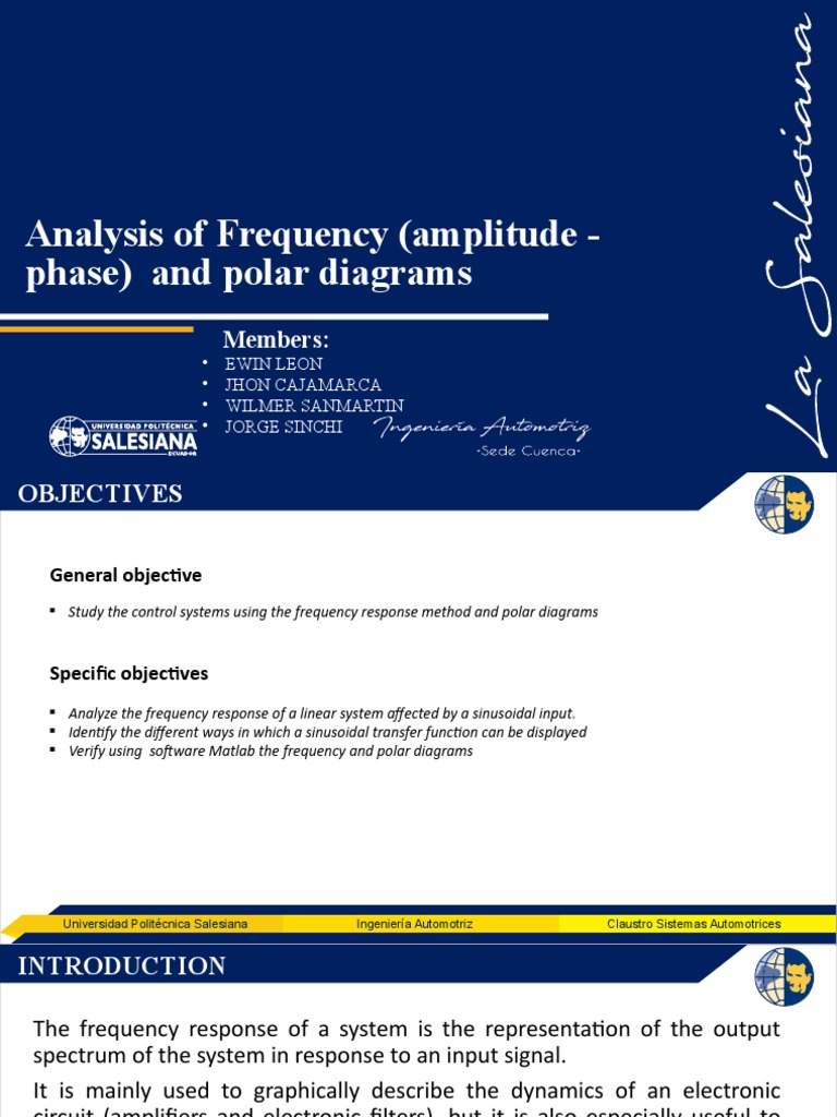 Analysis of Frequency (Amplitude - Phase) and Polar Diagrams | PDF ...