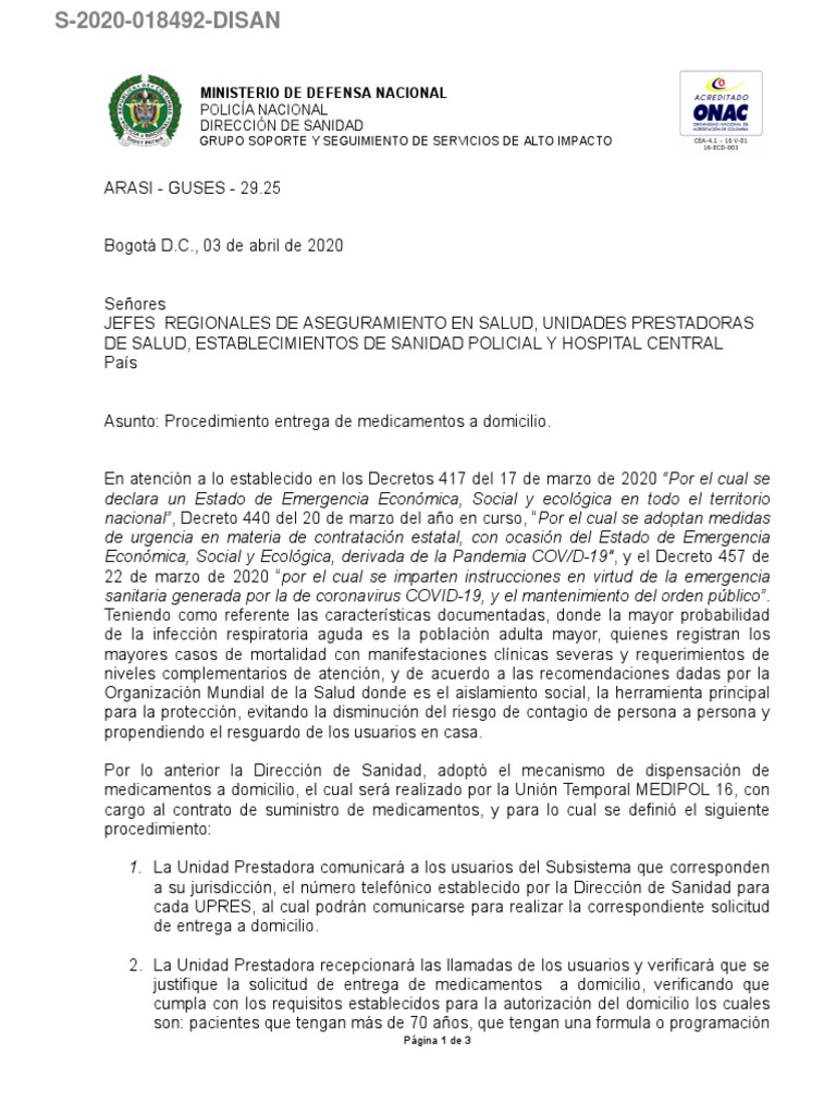 S 2020 018492 Disan | PDF | Medicamentos con receta | Ciencias de la Salud