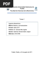 Mapa Tutorial Mecatrónica FCE Buap | PDF | Mecatrónica | Ingeniería