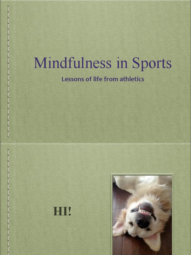 Mindfulness in Sports 2 | PDF | Mindfulness | Awareness