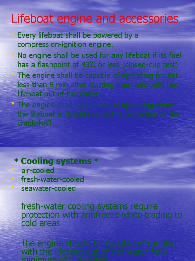 8 & 9 Lifeboat Engine | PDF | Engines | Clutch