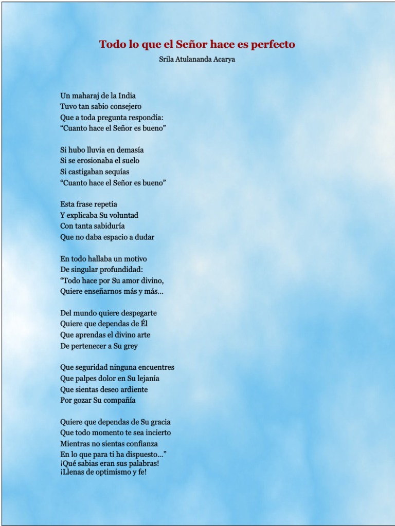 Todo Es Perfecto | PDF