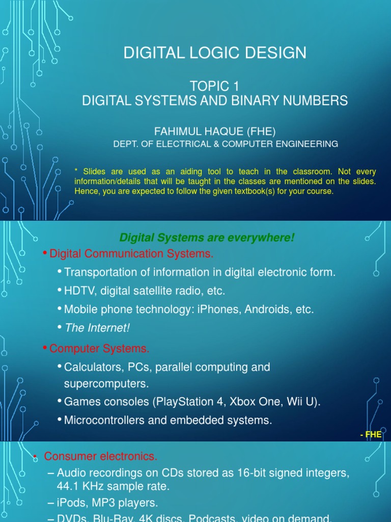 Digital Systems and Binary Numbers | PDF | Binary Coded Decimal ...
