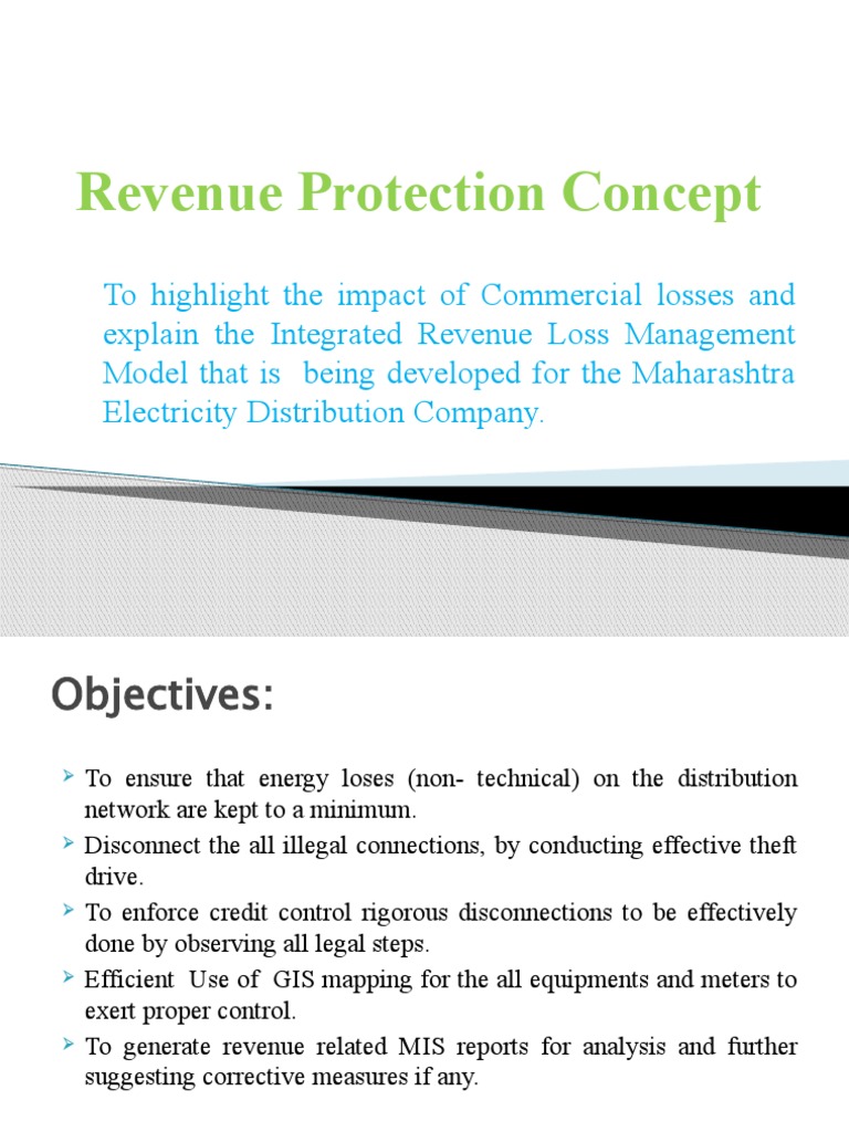 Reducing Revenue Loss Through an Integrated Revenue Protection Model ...