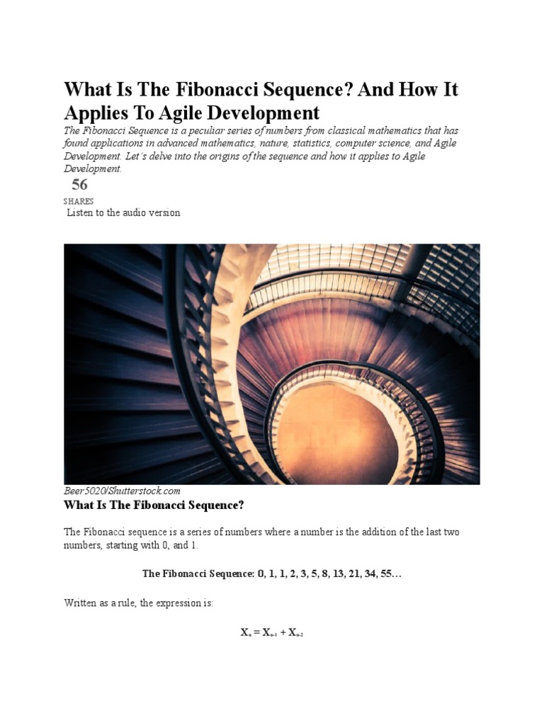 What Is The Fibonacci Sequence | PDF | Teaching Mathematics | Science