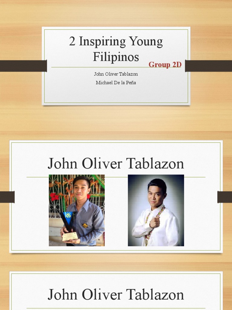 Inspiring Filipino Youth Leaders: John Oliver Tablazon and Michael De la Peña Advocating for ...