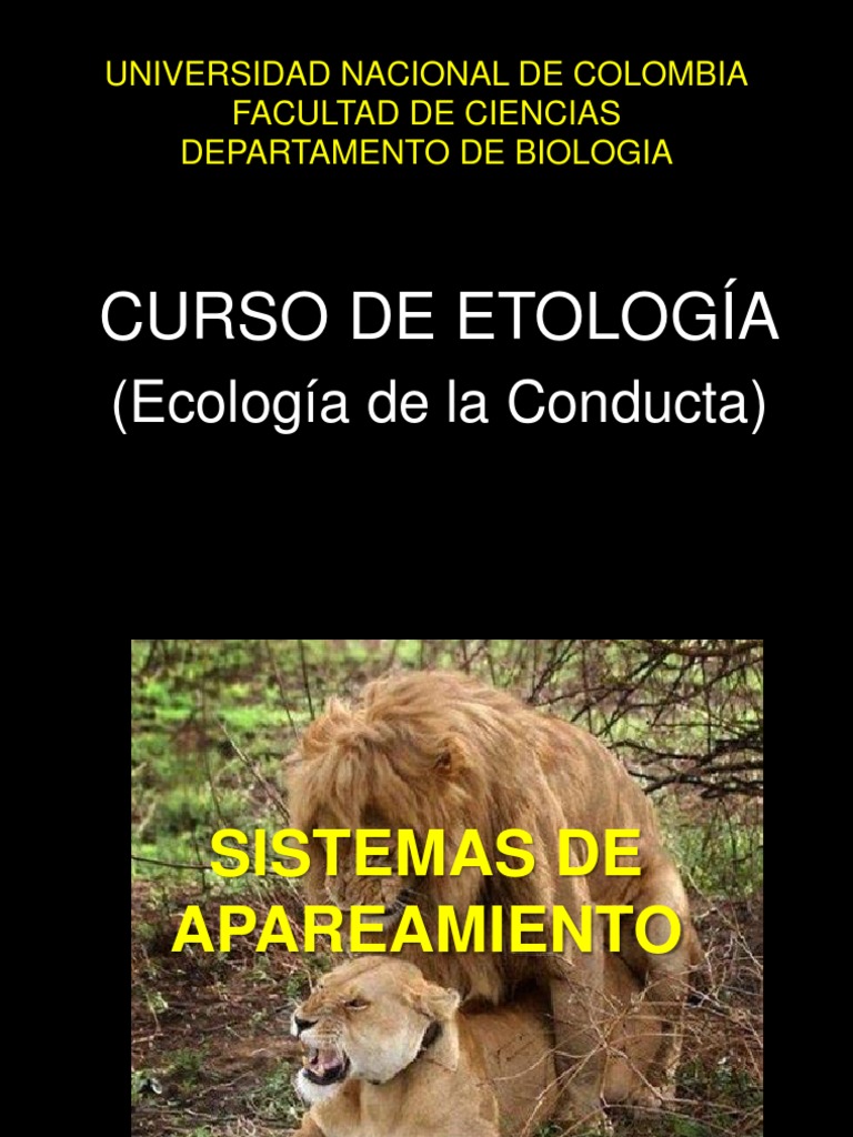 Sistemas de Apareamiento en Animales | PDF | Monogamia | Semen