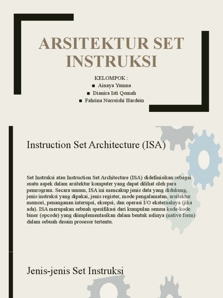 Arsitektur Komputer | PDF