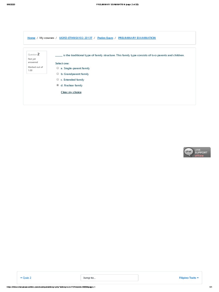 PRELIMINARY EXAMINATION (Page 2 of 20) | PDF