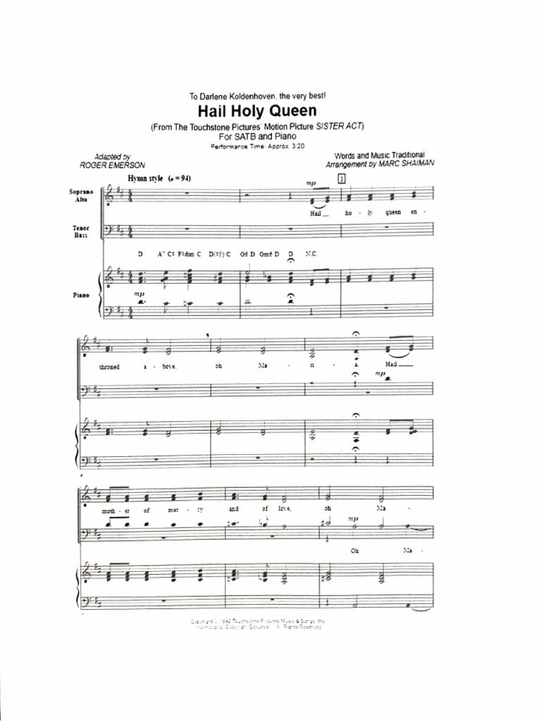 Hail Holy Queen | PDF