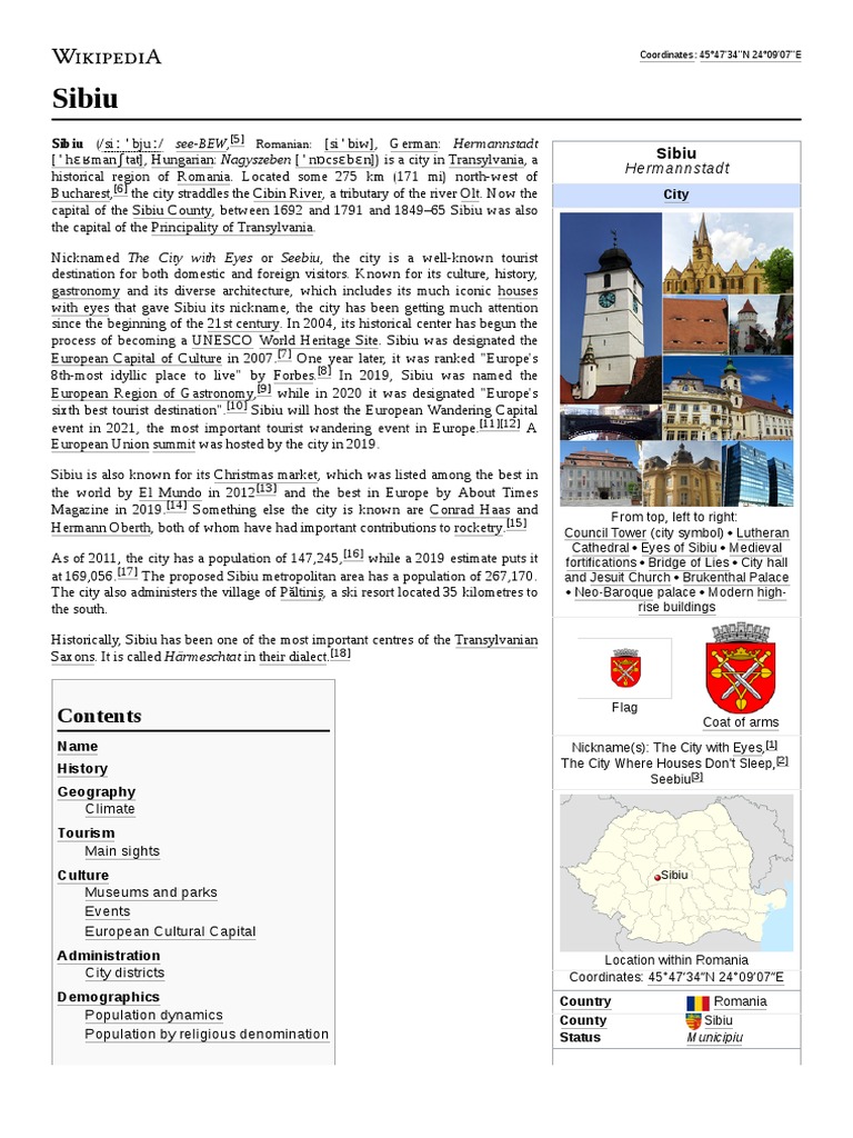 Sibiu | PDF