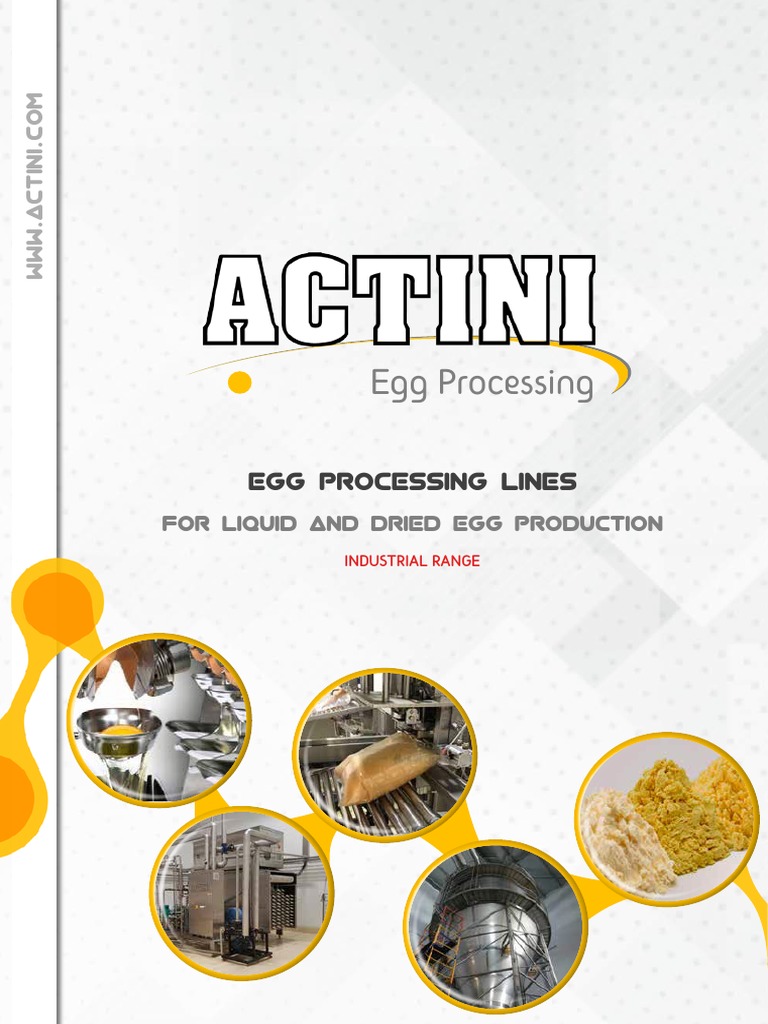 2019 ACTINI Egg Processing EN Réduit PDF | PDF | Egg | Filtration