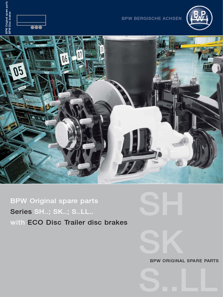 BPW Original Spare Parts Catalogue | PDF | Axle | Brake